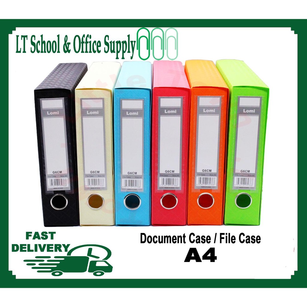 Tranbo Colored Document case / File case A4 size 6CM Width | Shopee ...