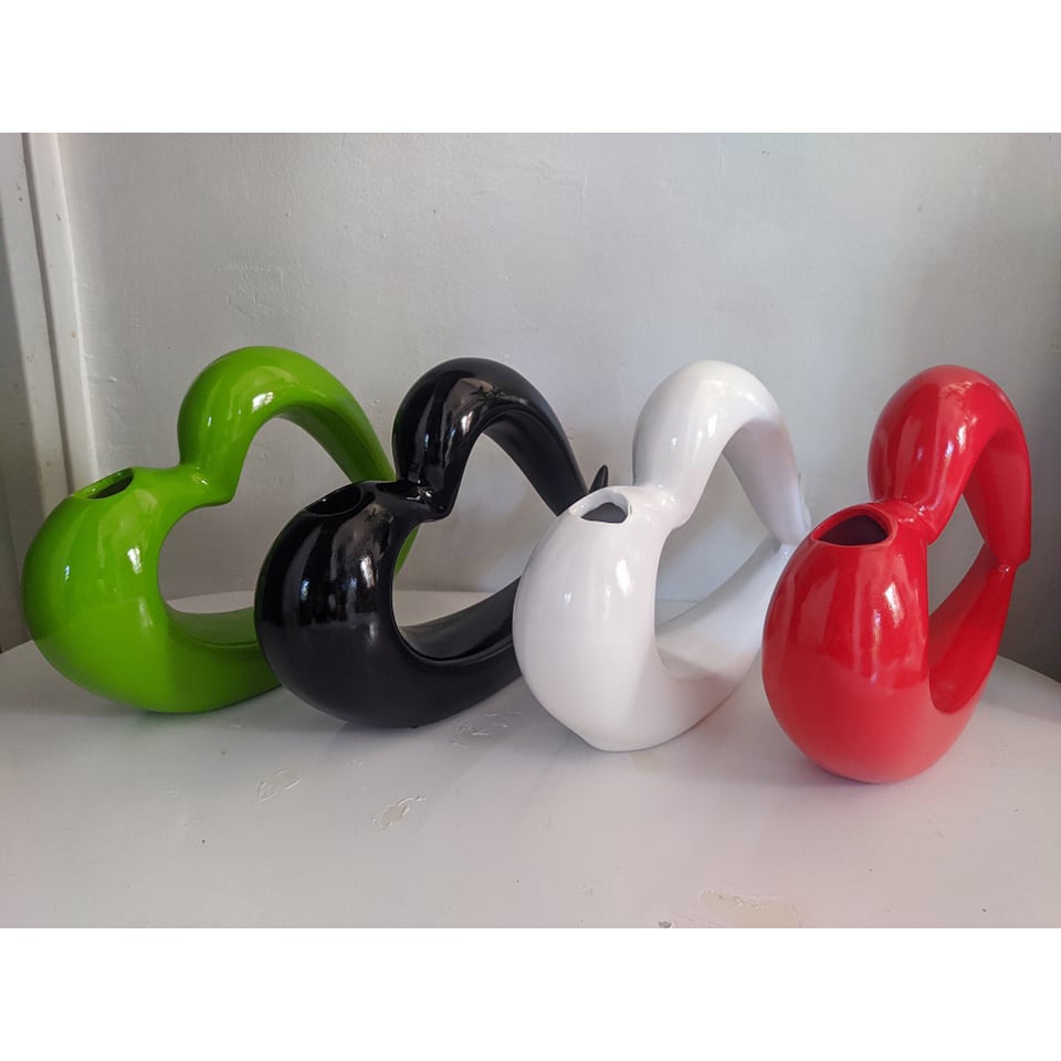 CERAMICS - Heart Vase Display (2 PCS PER SET) | Shopee Philippines