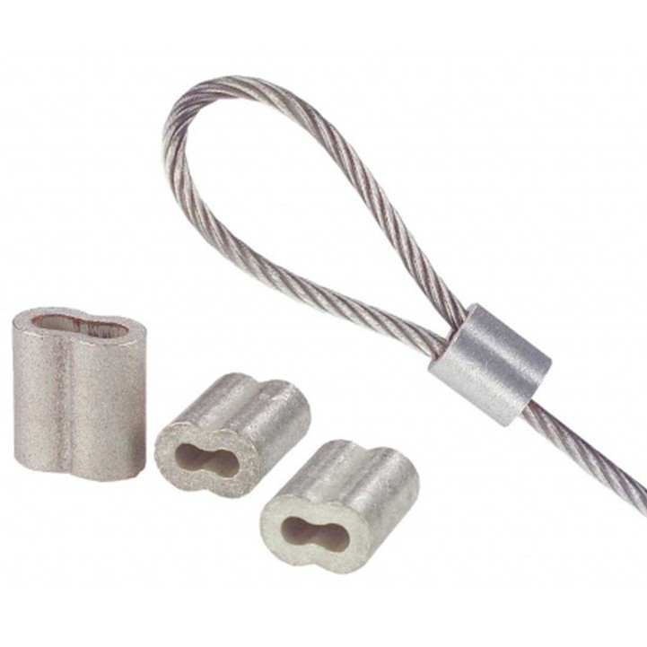 2 mm-8 mm 8 Type Hourglass Wire Rope Tube Double-hole Thick Wire ...