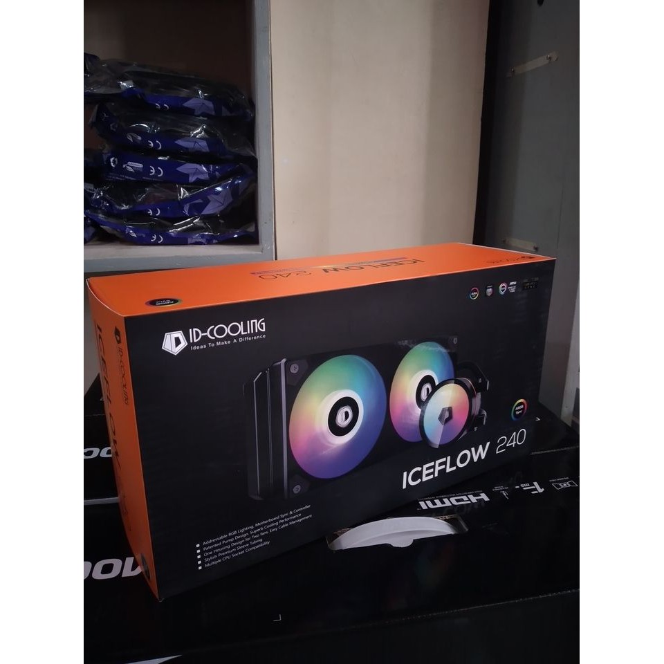ID COOLING ICEFLOW 240 ARGB AIO WATER COOLER | Shopee Philippines