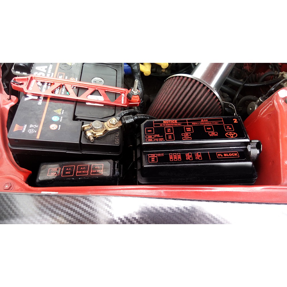 Toyota Corolla STICKER 1992-1997 E100 AE101 (Big Body) fusebox fuse box ...