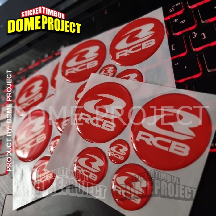 MOTORCYCLE STICKER embossed YAMAHA NMAX AEROX LEXI LOGO RCB AESTHETIC ...