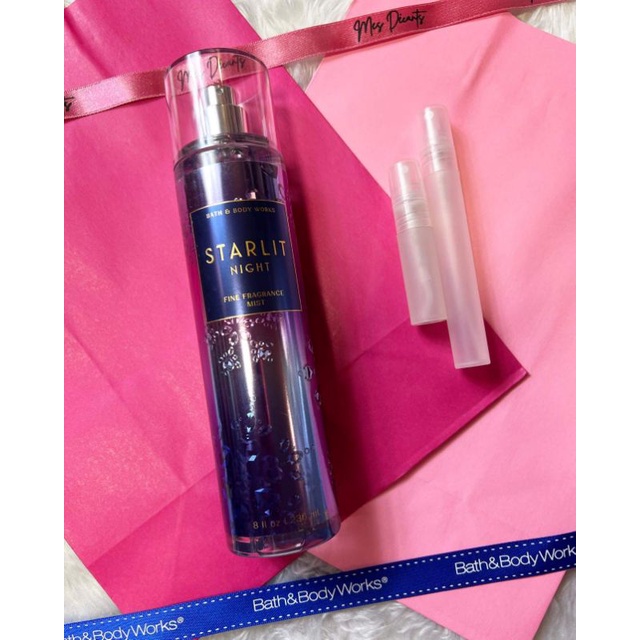 Bath And Body Works Starlit Night Mist In 5ml 10ml Trial Size Shopee