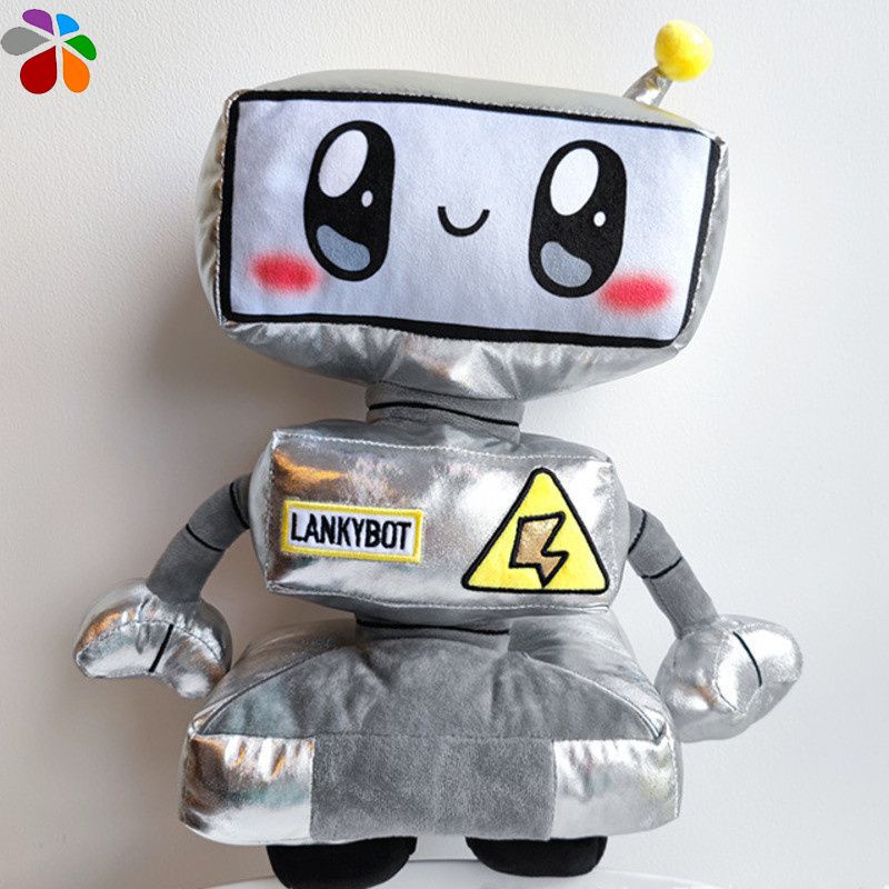 20-50cm New Lankybox Metal Mechanical Thicc Shark Cyborg Plushie Stuff ...