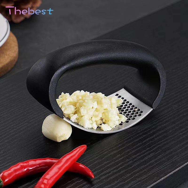 Stainless Steel Garlic Press Rocker - Professional Grade Garlic Mincer ...