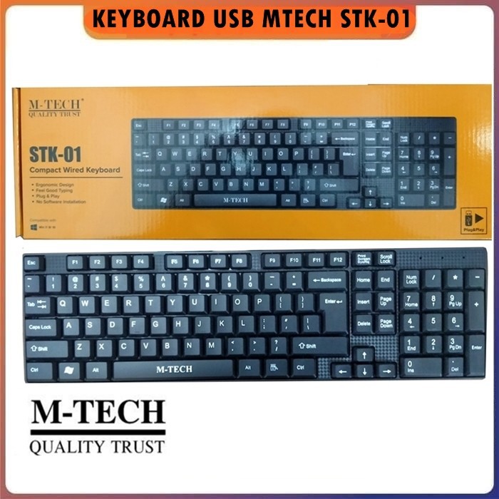 Mtech STK-01 USB KEYBOARD | Shopee Philippines