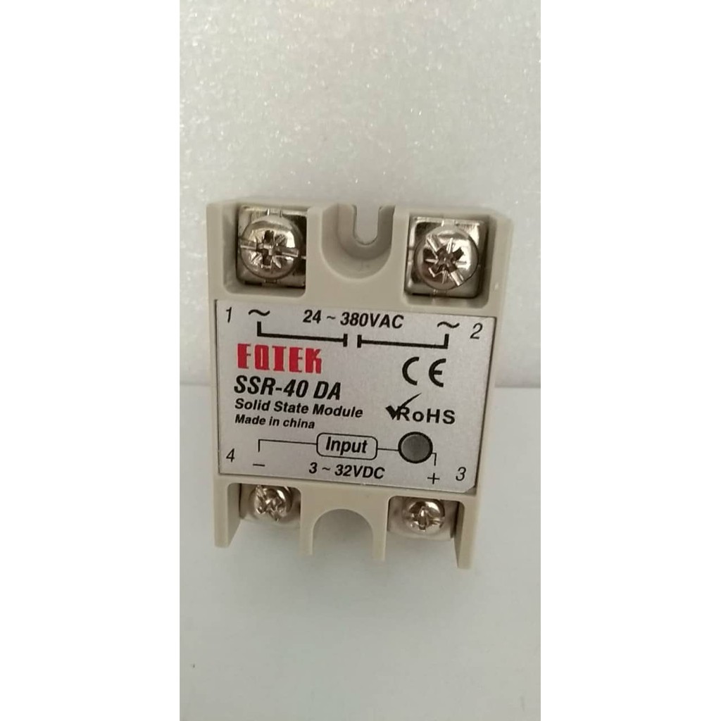 24V-380V 40A SSR-40 DA Solid State Relay Module for PID Temperature Controller 3-32V DC To AC ...
