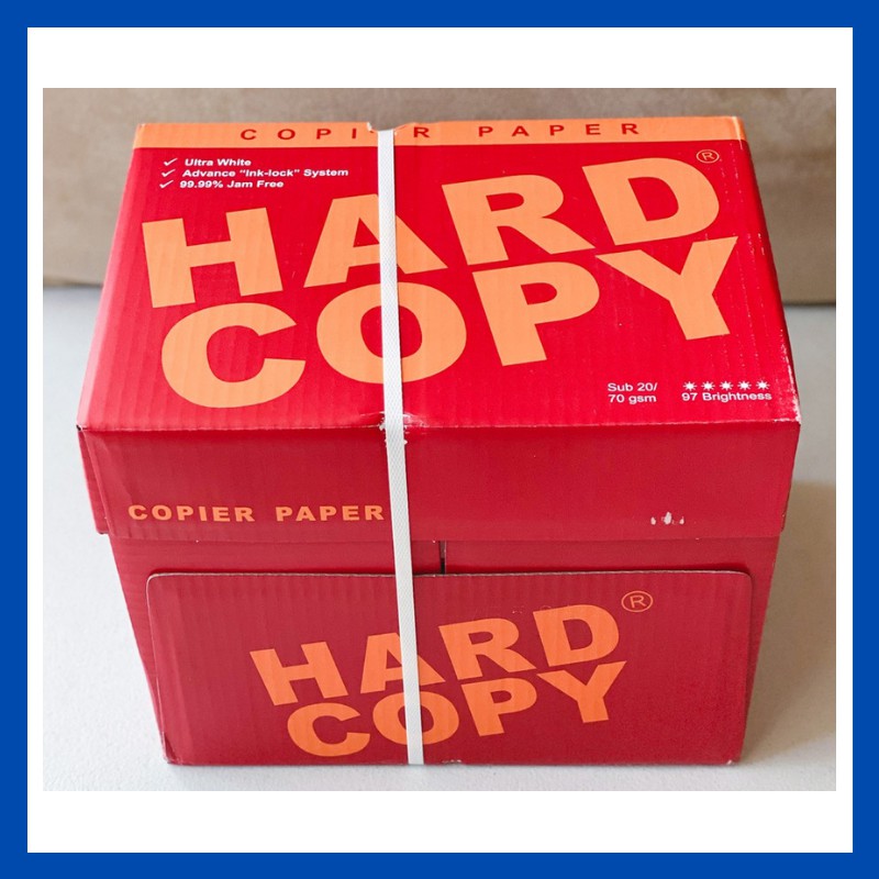 Hard Copy Bond Paper Sub 20 70 GSM | Per Box | 5 Reams per Box | School ...