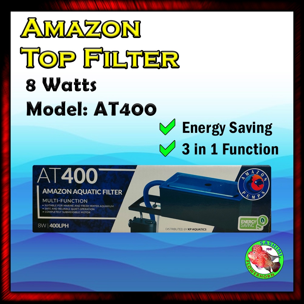 Amazon 3 in 1 Top Filter, Overhead Filter 8W, 18W, 20W | Shopee Philippines