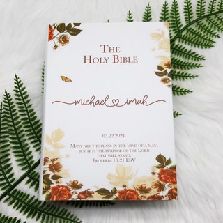 Personalized Catholic Wedding Bible | Shopee Philippines