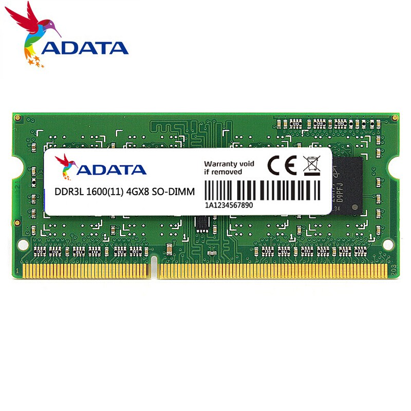 ADATA DDR3 4GB 8GB 1600Mhz SO DIMM PC3 12800 DDR3L Laptop Memory RAM