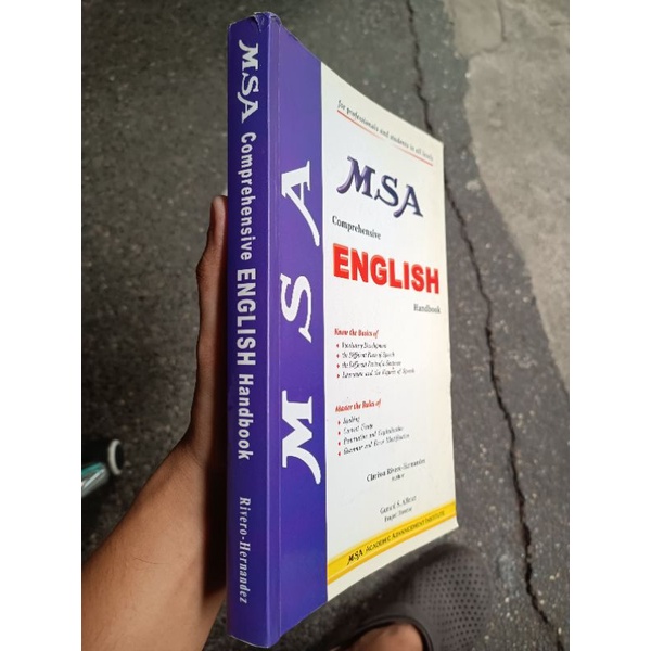 MSA Comprehensive english handbook by Clarissa Rivero - Hernandez ...
