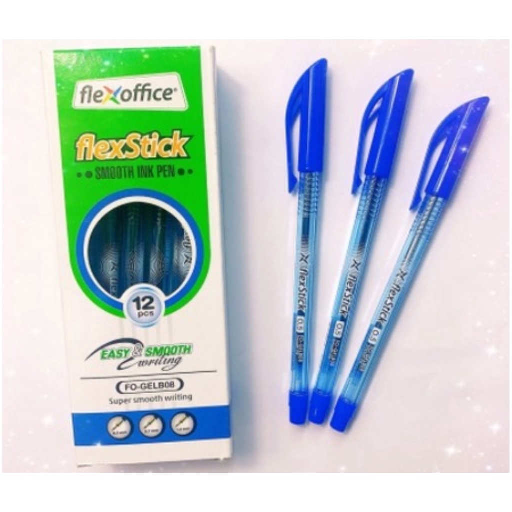 Flex stick ballpen black/blue/red/green /B&e ballpen /sold per box ...