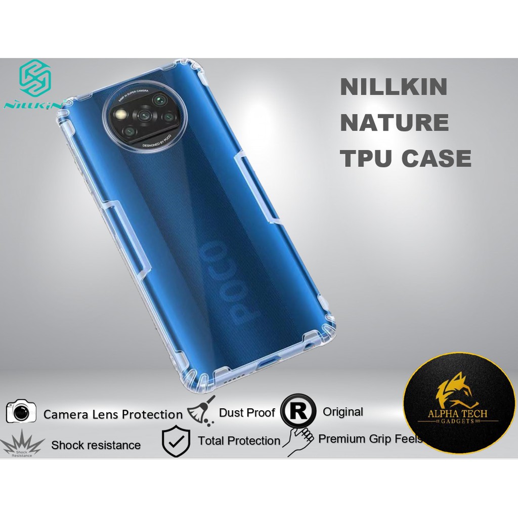 POCO X3 / POCO X3 PRO Case Original NILLKIN Nature TPU Transparent Soft ...