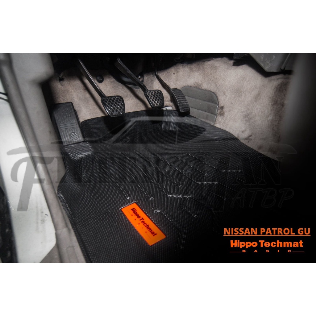 NISSAN PATROL GU (Y61) 1997-2016 Hippo Techmat Basic Deep Dish Car Mats ...