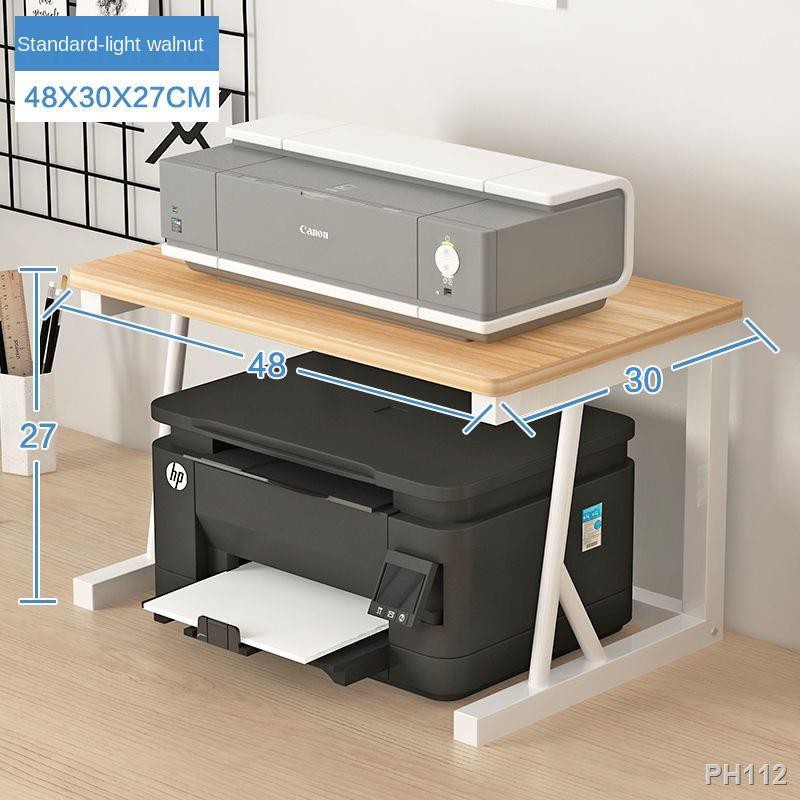 Printer Shelf Desktop Small Double-Layer Multi-function Host Rack ...