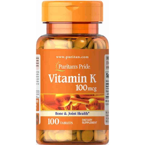 Puritan's Pride Vitamin K 100mg Puritan's Pride pills to beautify skin ...