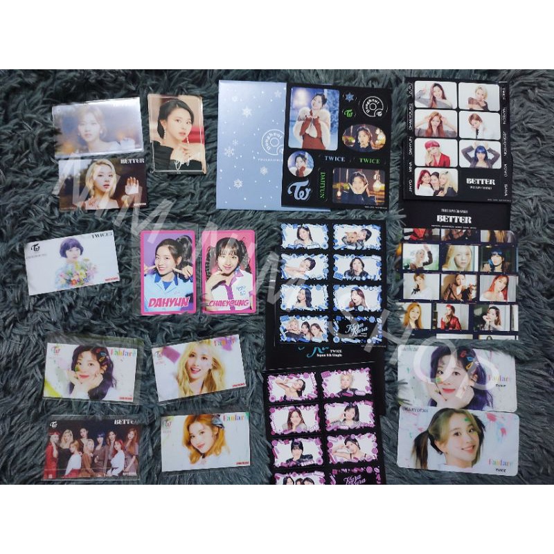 Twice Card Sticker Bookmark Japan Album Fanfare better kura Doughnut ...