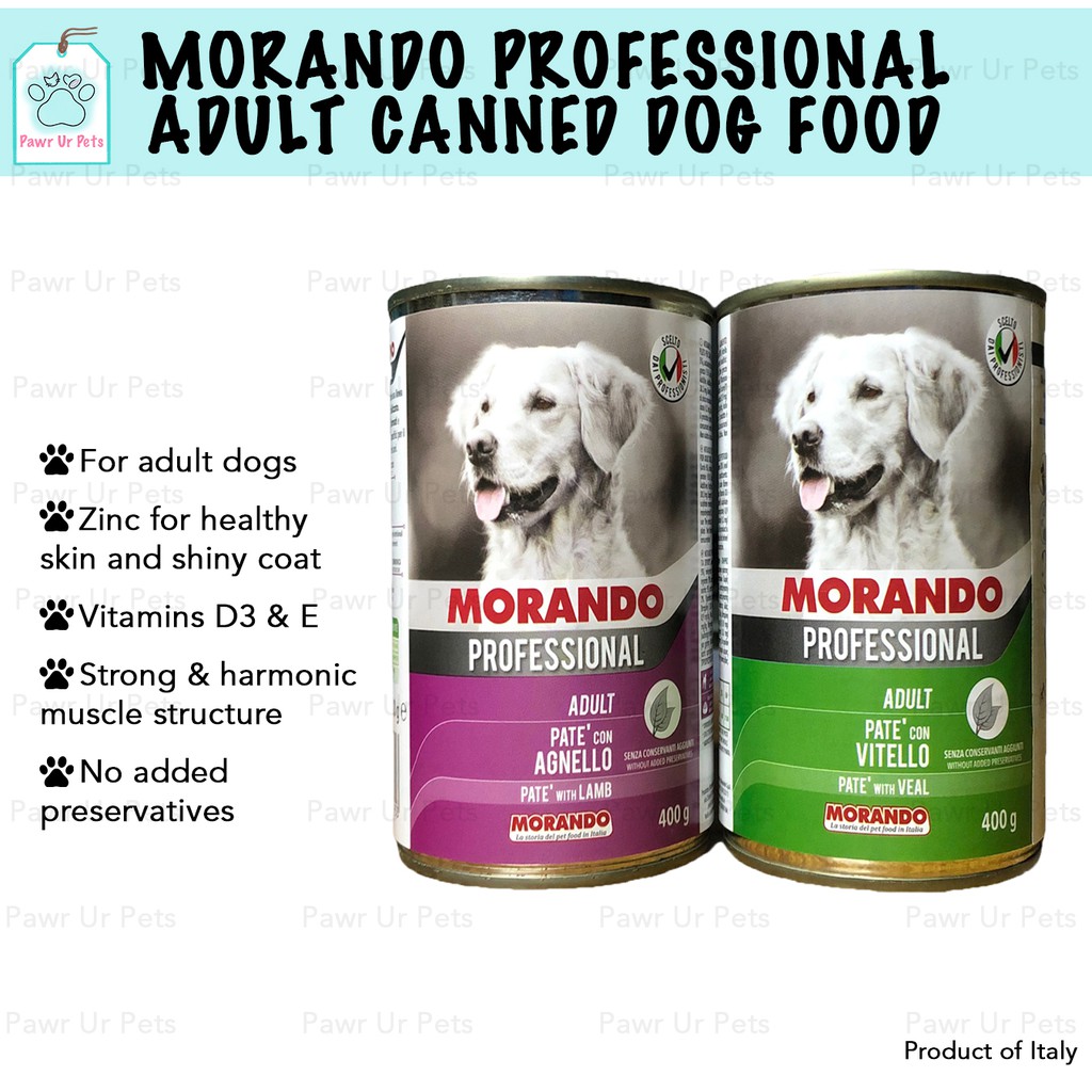 Morando Professional Adult Pate Dog Food 400g | Shopee Philippines