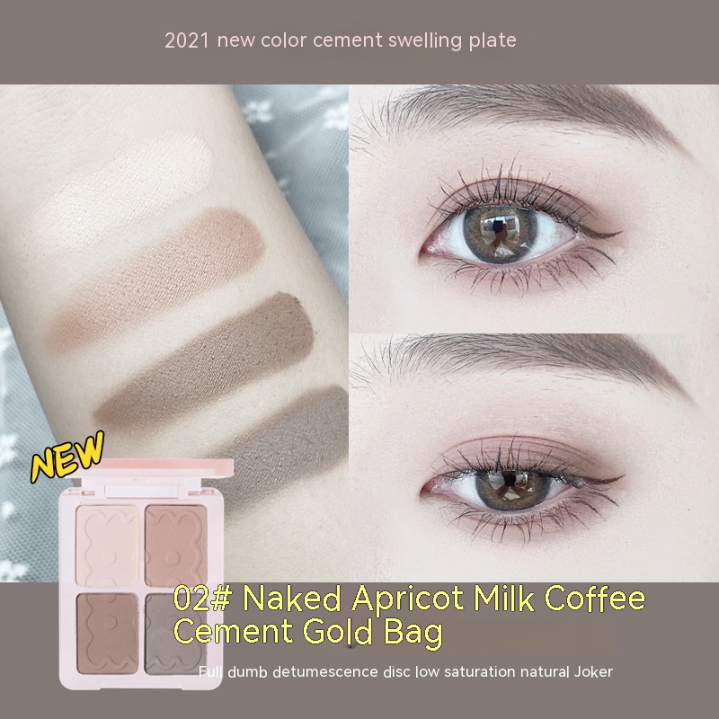 Biya Makeup Four-color Eyeshadow Palette Matte Pearl Fine Shimmer High ...