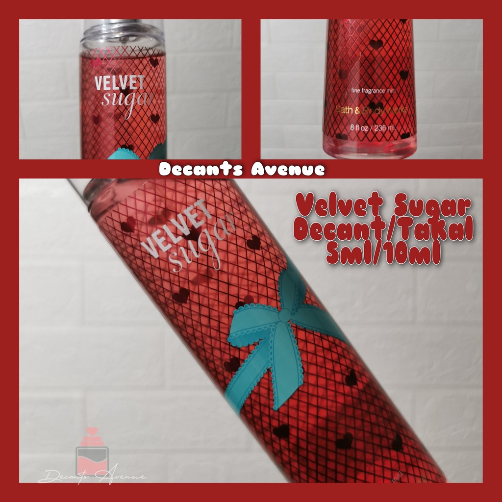Velvet Sugar - Bath And Body Works 1mL 3mL 5mL 10mL | Shopee Philippines