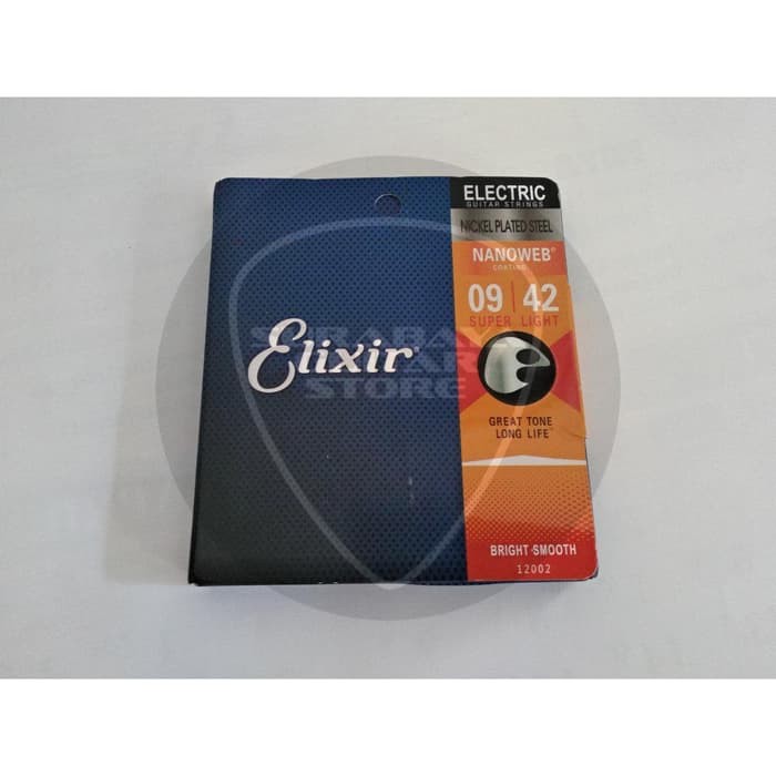 Electric Guitar String/Electric Elixir Nanoweb Super Light 0.9 | Shopee ...