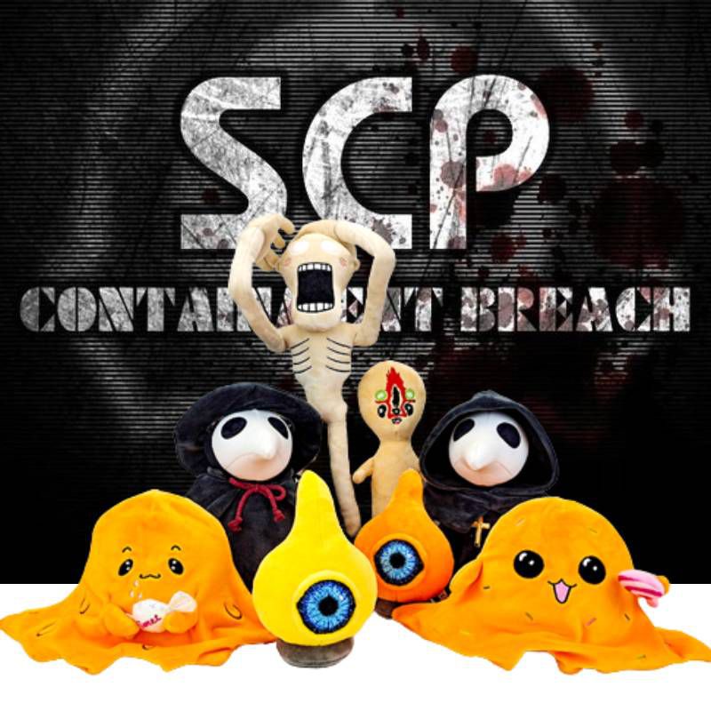 55cm Scp Foundation Plague Doctor Series Tickle Monster Plush Toys SCP ...