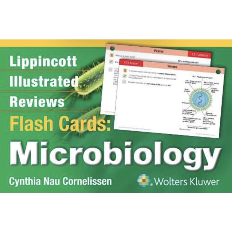 Lippincott Flash Cards Microbiology | Shopee Philippines