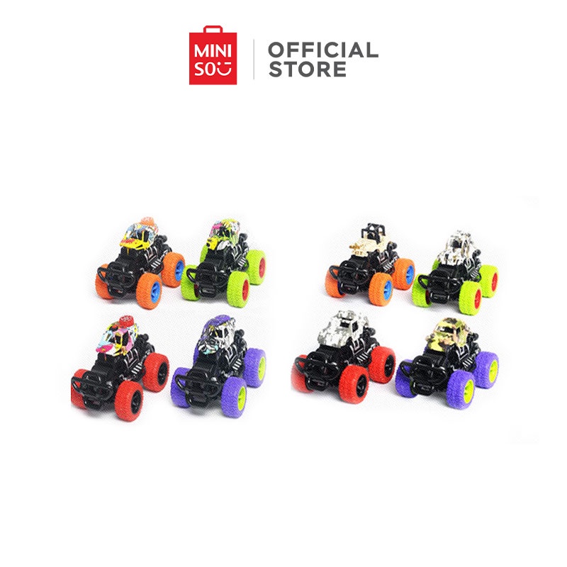 MINISO Inertial Crash Cars 8 Assorted Designs | Shopee Philippines