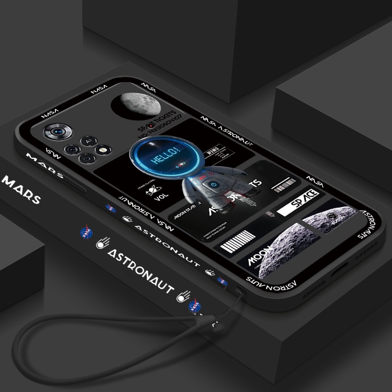 NASA Casing POCO X4 GT F3 X3 F4 F4 M4 Pro 4G M4 5G M3 Space Planet Tide ...