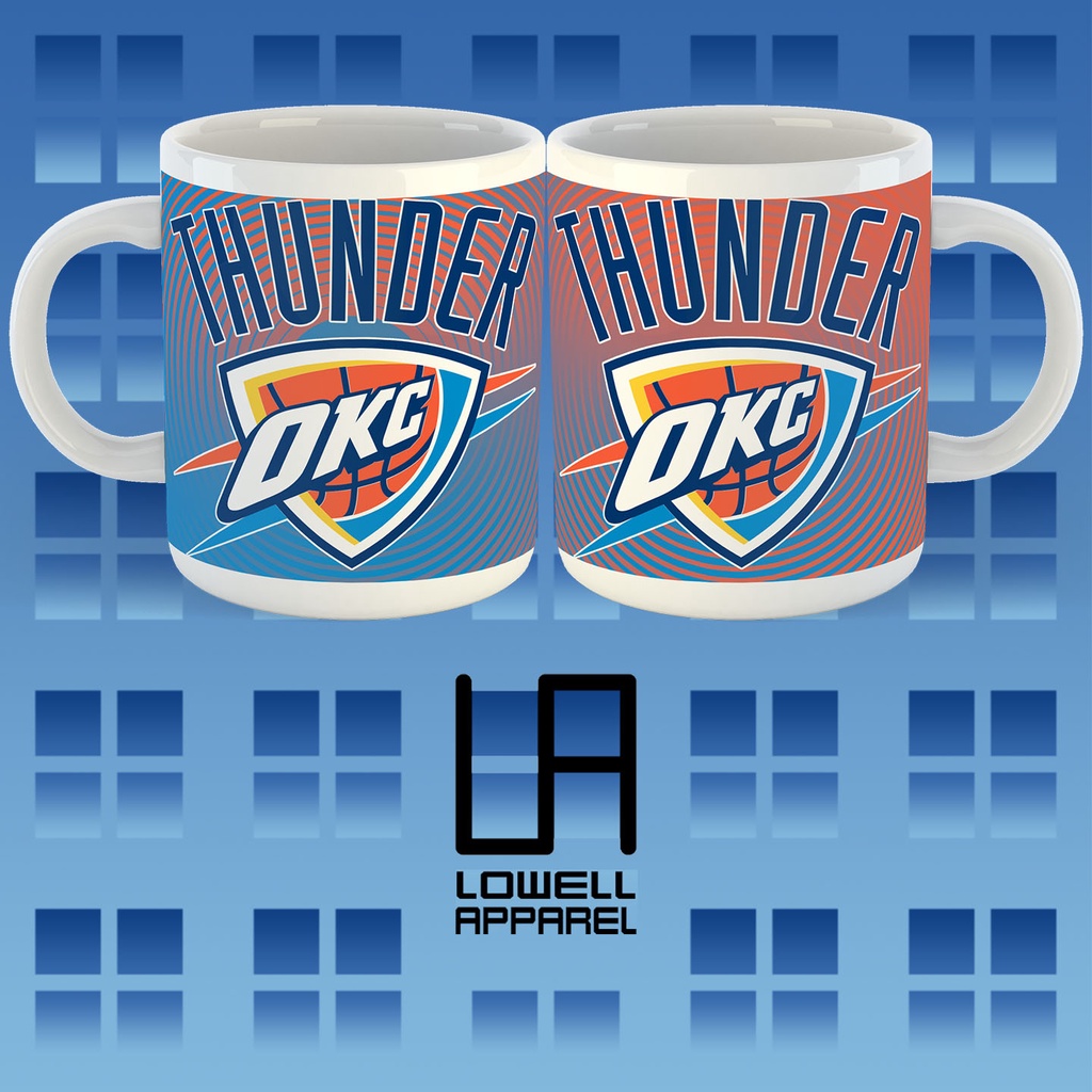 Oklahoma City Thunder Logo NBA Basketball Sports Mug Gift - Sublimation ...