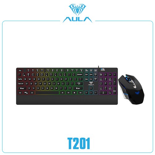 AULA T201 Membrane Keyboard and Mouse Combo | Shopee Philippines