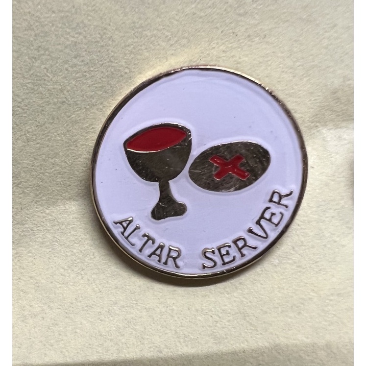 Altar Server Pin (for Altar Servers) with Chalice logo | Shopee Philippines
