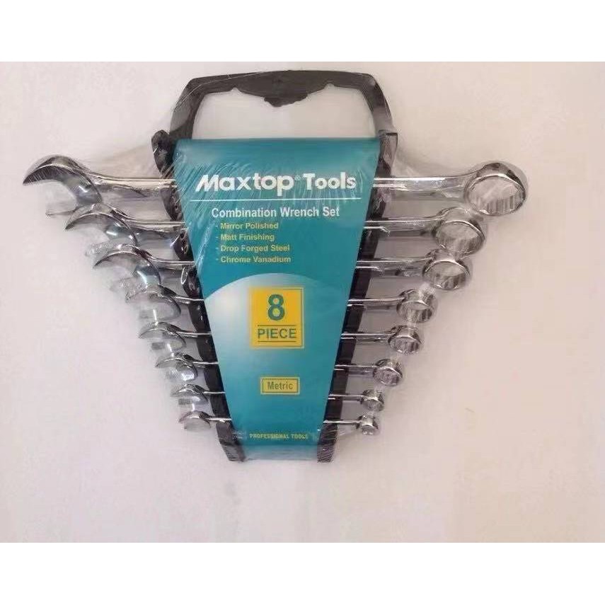 Maxtop Tools combination/double ring wrench set(8pcs/big size) | Shopee ...