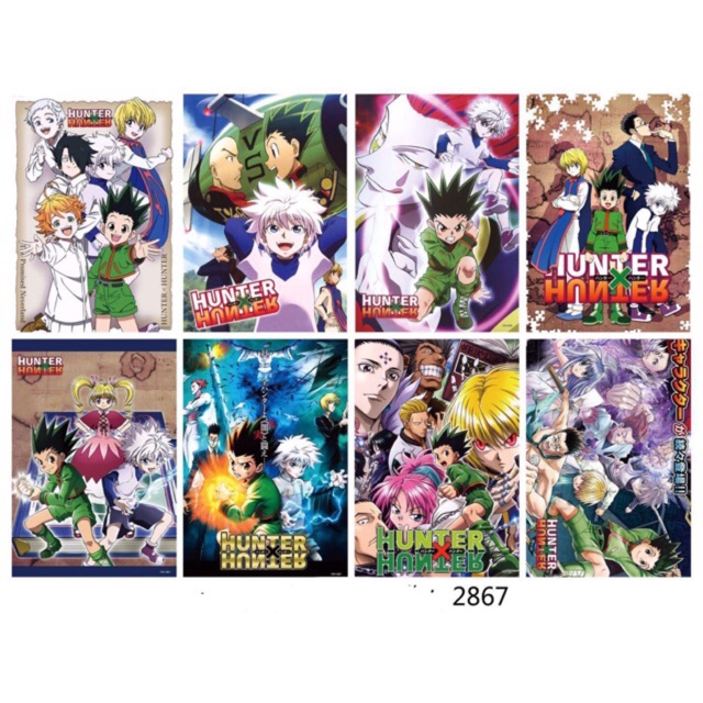 8pcs=1set Big Poster Hunter X Hunter Collection Set | Shopee Philippines