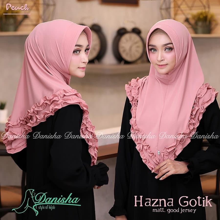 Khimar Mini Dhanisa Khanza Jersy Hijab Syari/ Instant Hijab Jilbabers ...
