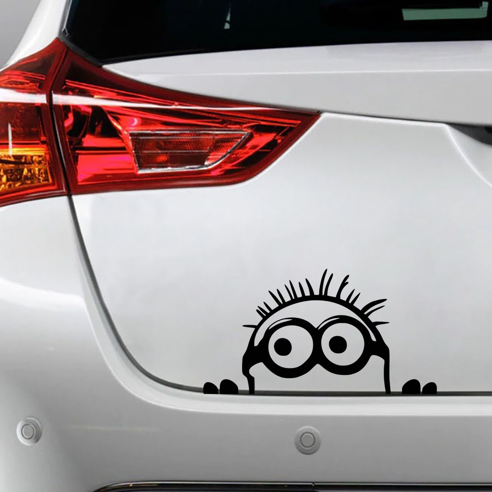Minion Vinyl Cutting Car Sticker | Shopee Philippines