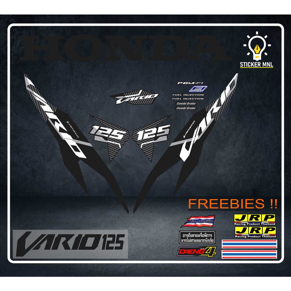 CLICK 125 VARIO DECALS V2 | Shopee Philippines