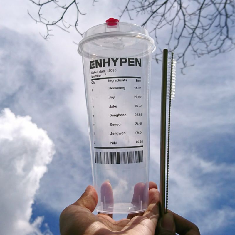 Reusable CUP ENHYPEN / ENHYPEN BOTTLE - TUMBLR ENHYPEN / MY BOTTLE ...