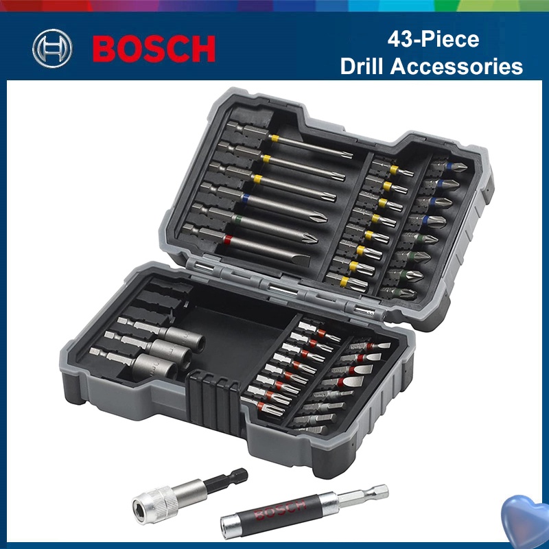 Original Bosch 43Pcs Drill Bit Set Magic Electric Screwdriver Set ...