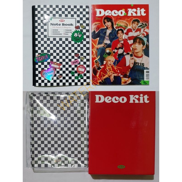 Deco KIT TXT NOTEBOOK DECO BOOK SOOBIN YEONJUN BEOMGYU TAEHYUN ...