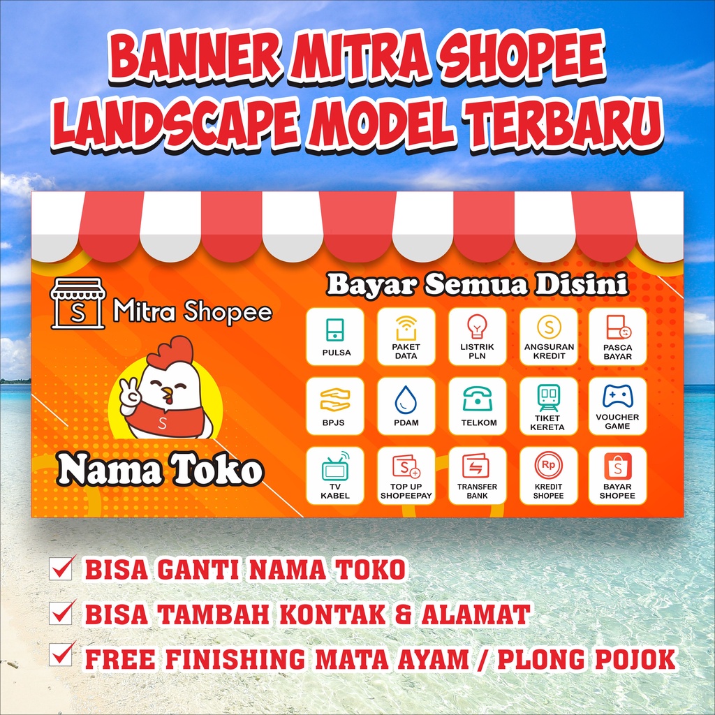 New SHOPEE LANDSCAPE Partner BANNER (FREE EDIT) | Shopee Philippines