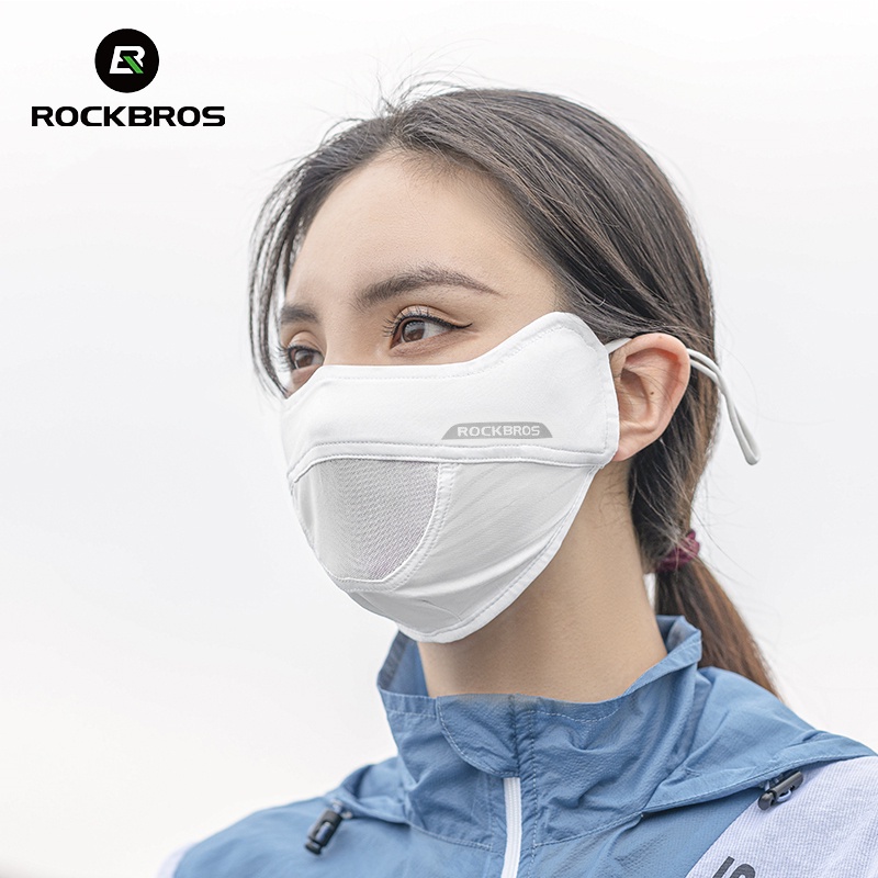 ROCKBROS Bicycle Mask Sun Protection Breathable Mask Scarf Summer ...