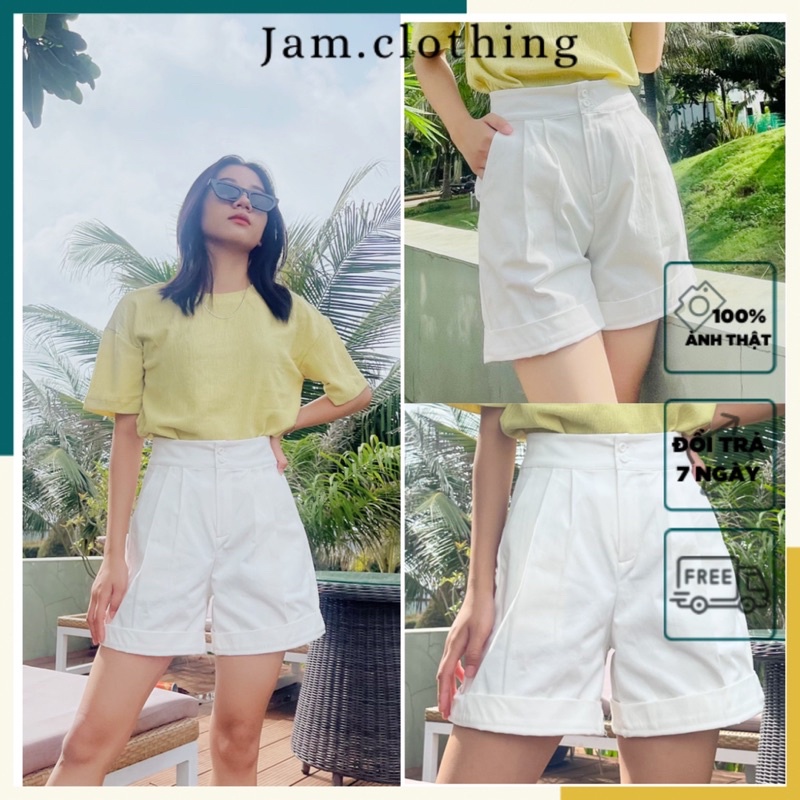Silly Shorts Khaki JAM Two Button Combination Stand Form | Shopee ...