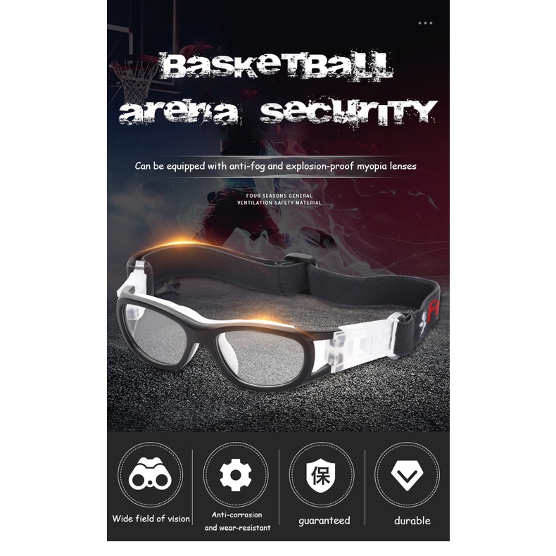 Basketball Goggles for Eyeglass Interchangeable Lens Sports Goggles for ...