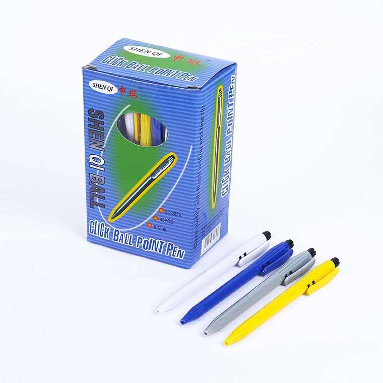 Click Pen Ballpen Plain Black Ink 48pcs | Shopee Philippines