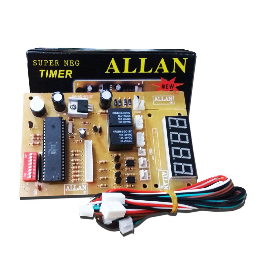 timer motherboard pisonet with 1 and 5 timer with 2 relay 4 digit timer ...