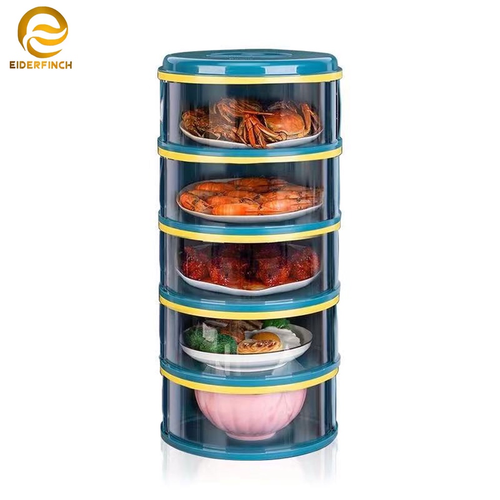 Household Multi-Layer Food Storage Box Anti-Flies Insulation Keeper 5 ...