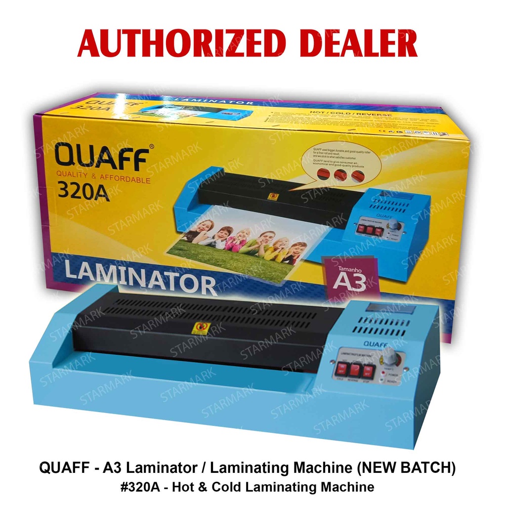 Quaff A3 Laminator Hot And Cold Laminating Machine Also For A4 And