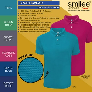 Smilee Apparel Drifit Coolpass DF Polo Shirt 3 | Shopee Philippines
